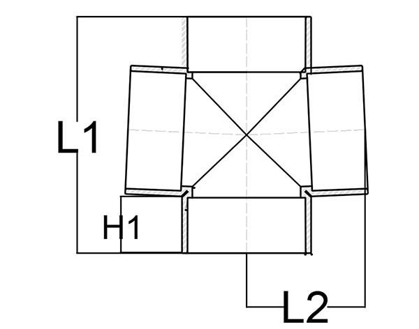 Double tee 90° reducer – Misr Elhegaz