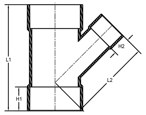 Y 45° Reducer – Misr Elhegaz
